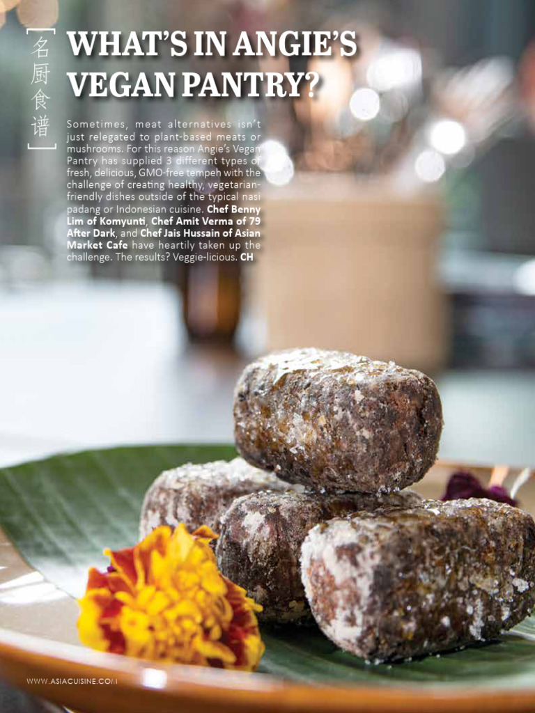 Recipe Magazine Feature On Cuisine - Wine Asia | PDF | Tofu | French Fries