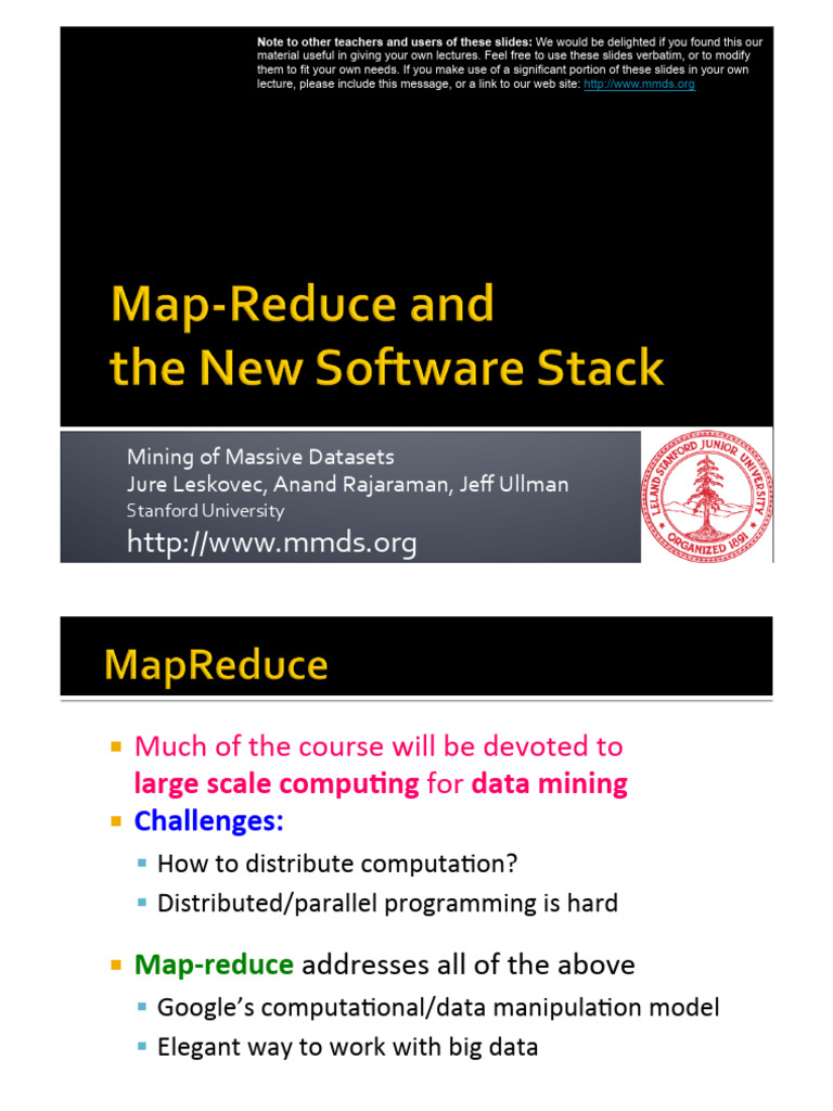 ch02 Mapreduce | PDF | Computer Cluster | Hard Disk Drive