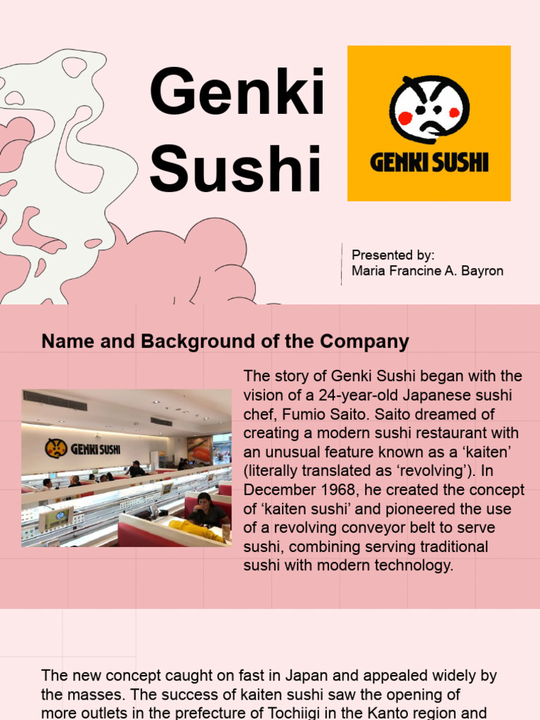 Maria Francine Bayron-Genki Sushi | PDF | Waiting Staff