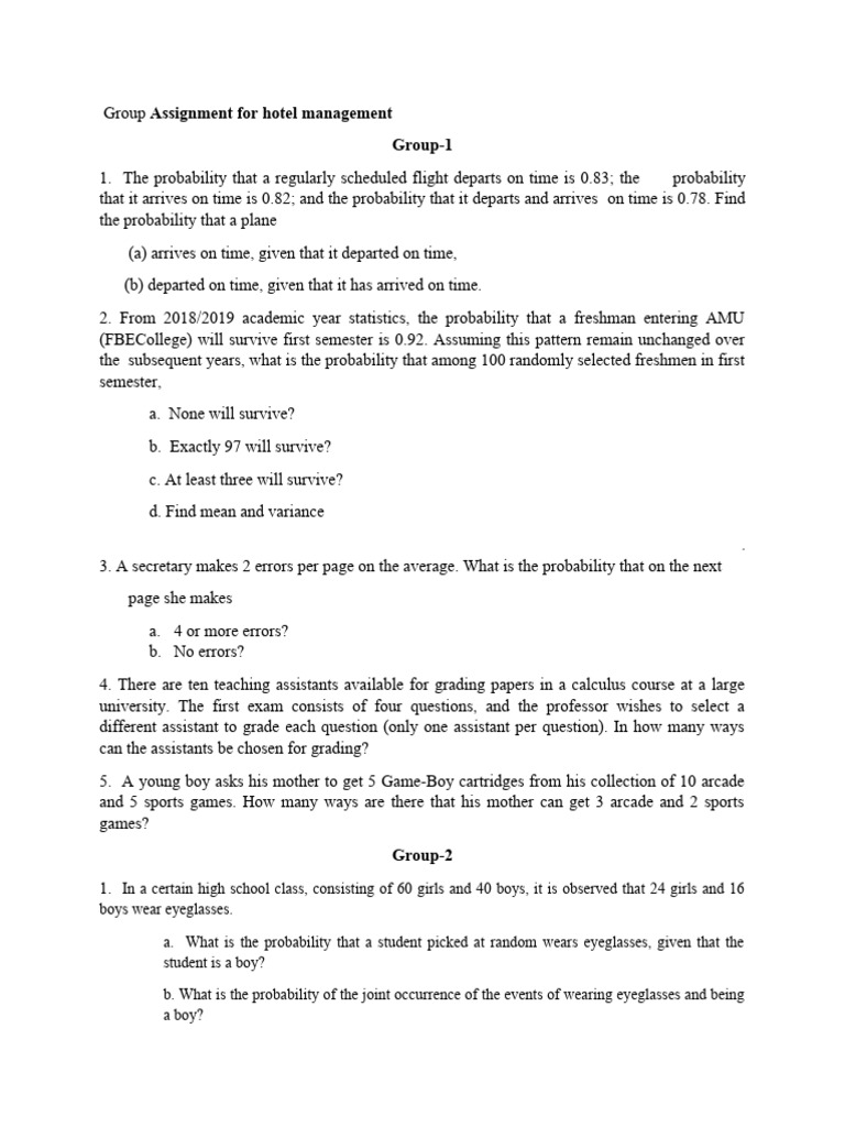 Assignment | PDF