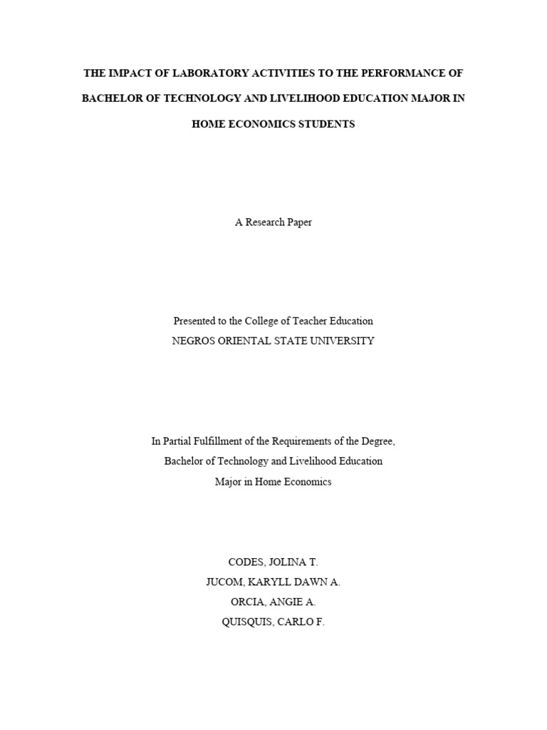 Chapter 1 Research 2 Pdf Learning Laboratories