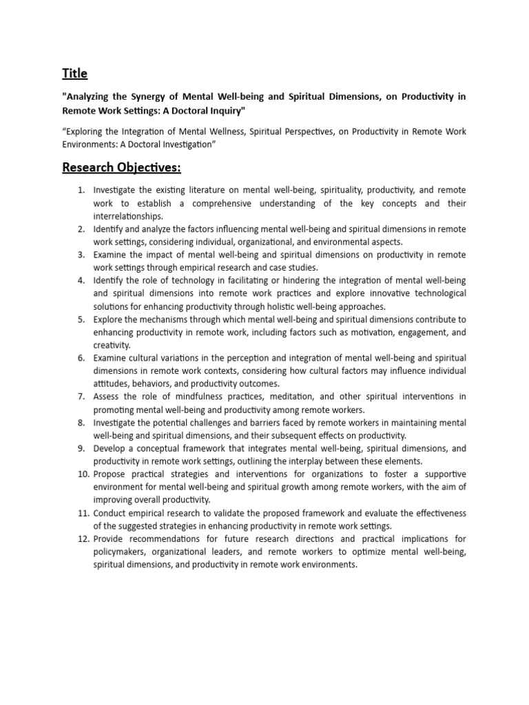 Arsalan Research | PDF | Mental Health | Well Being