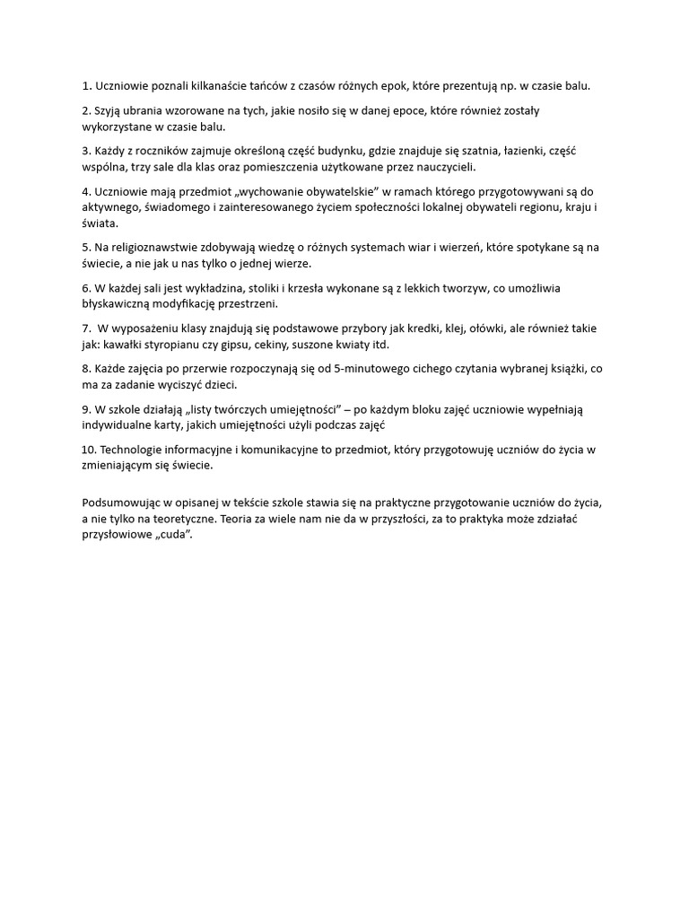 Zad. 26.11 Pedagogika Twóczości | PDF