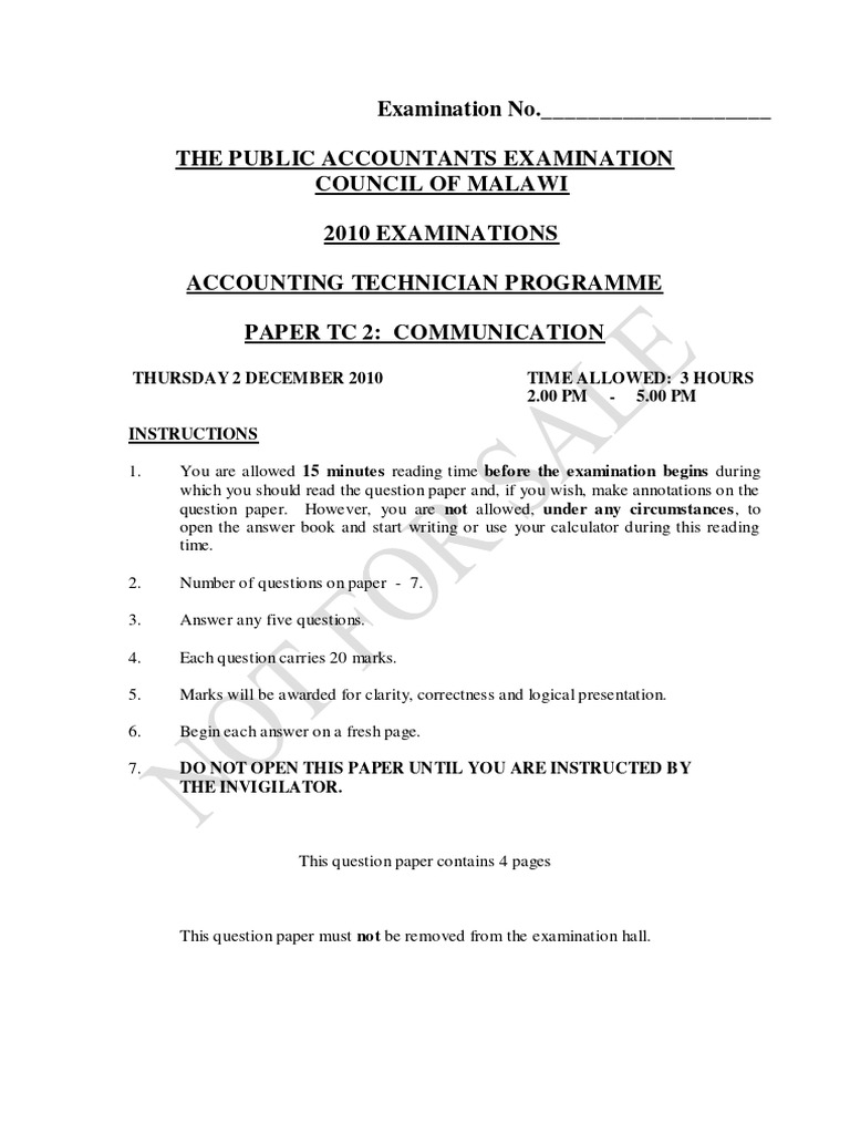 December-2010-TC2Q | PDF | Communication | Leadership