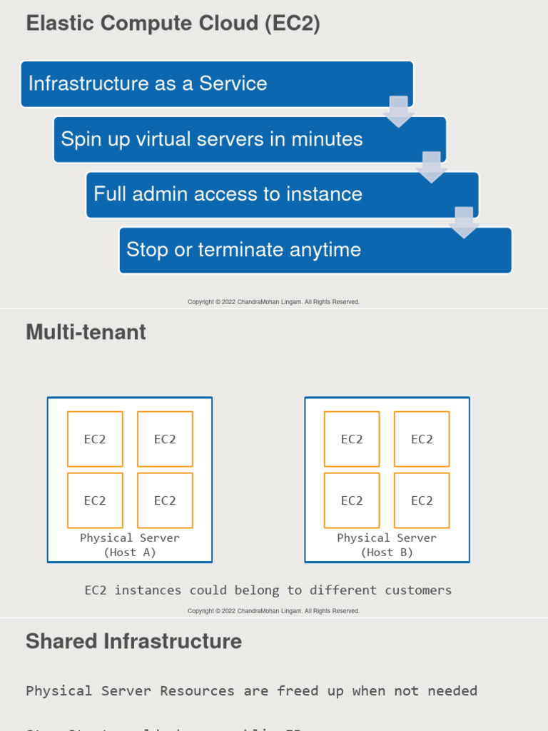 Elastic Compute Cloud (EC2) | PDF | Virtualization | Cloud Computing