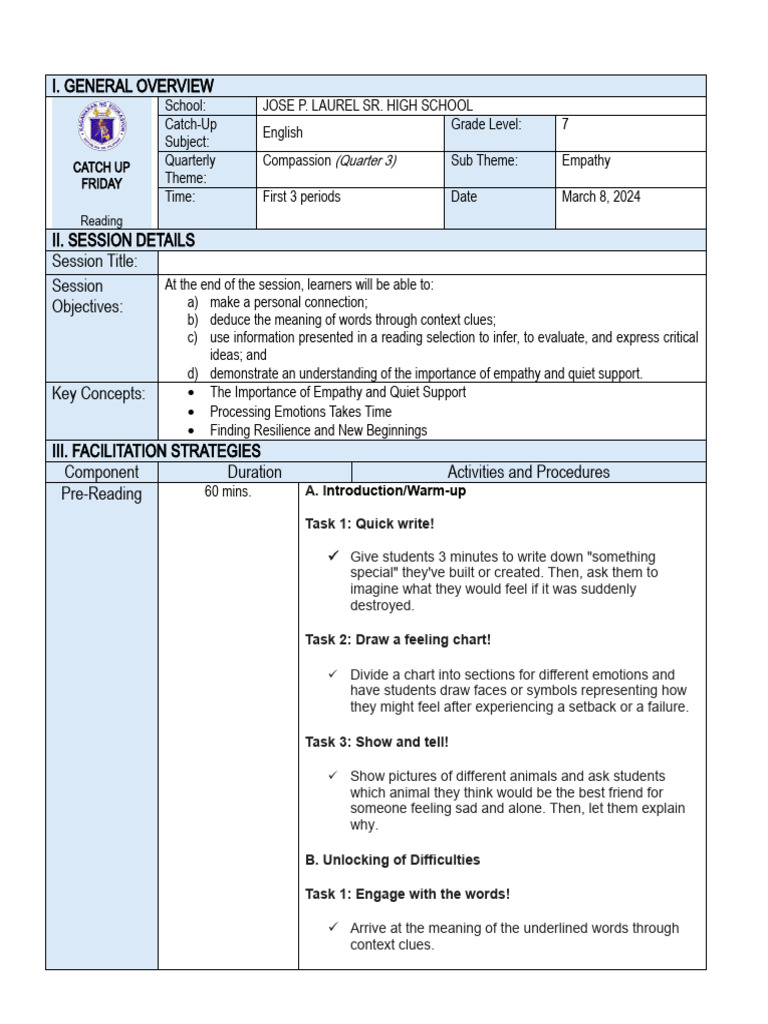 G7-CUF - Week 2 - March8 - EMPATH Y-RAMOS - Formatted | PDF | Empathy | Emotions