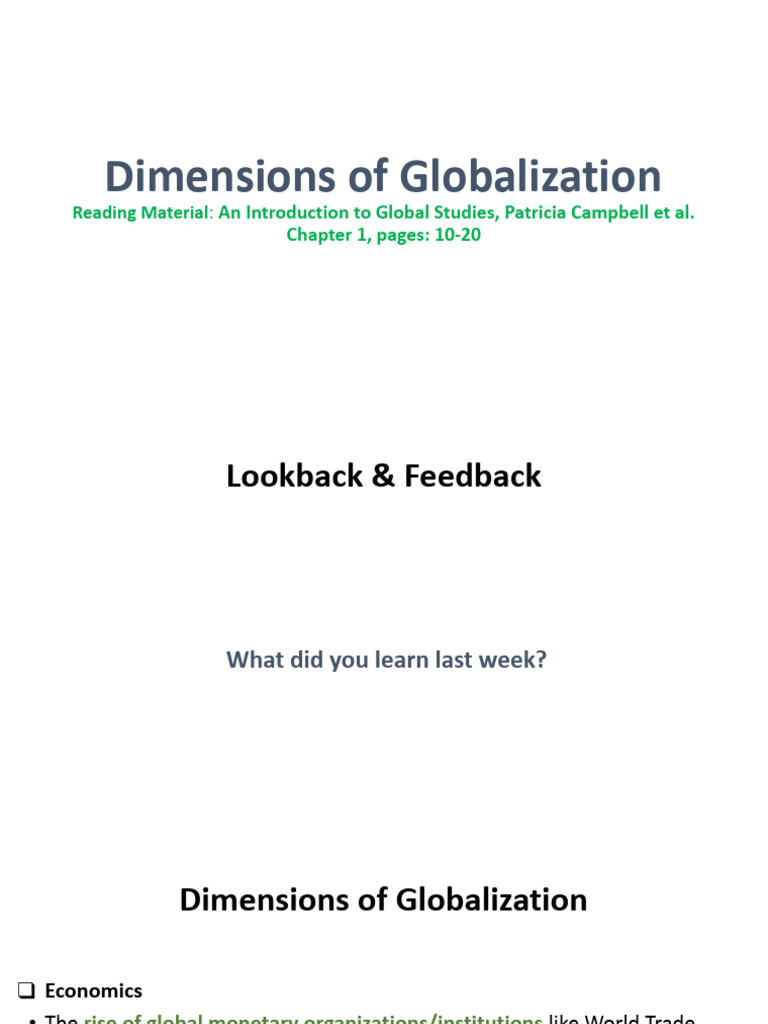 Class-5.pptx | PDF | Globalization | Cultural Globalization