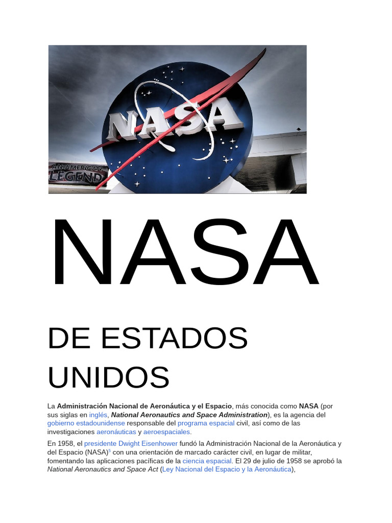 Documento Sin Título - Documentos de Google | PDF | Nasa | Sistema de ...