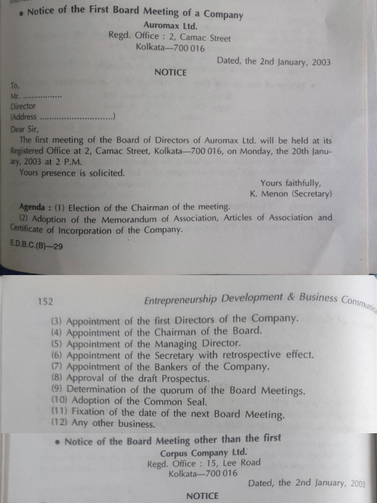 Letter & Notice | PDF | Private Sector | Business