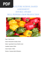 Agricultural Science Broiler Production Sba Sample | PDF | Wellness
