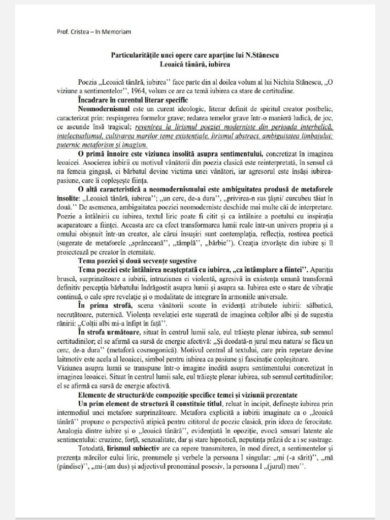 Leoaică Tânără, Iubirea | PDF