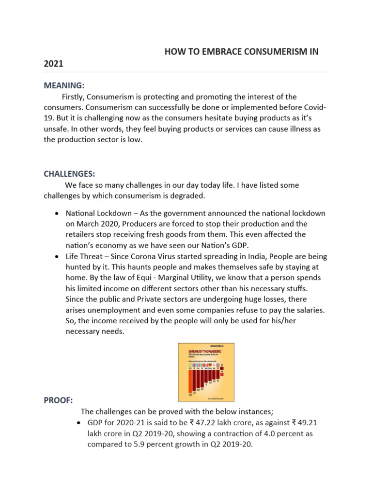 How To Embrace Consumerism in 2021 | PDF | Consumerism | E Commerce