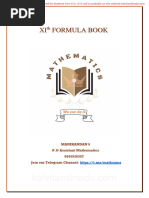 CXC CSEC Additional Mathematics Formulas Sheet | PDF | Geometric ...