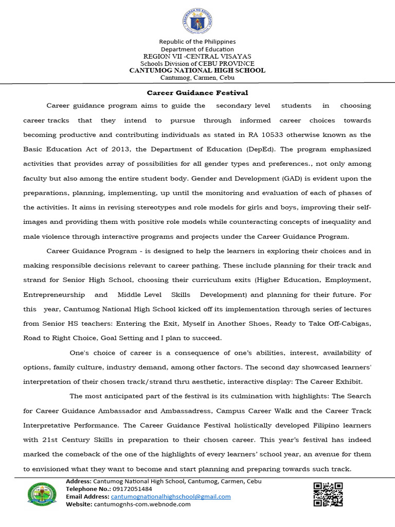 Career Guidance | PDF