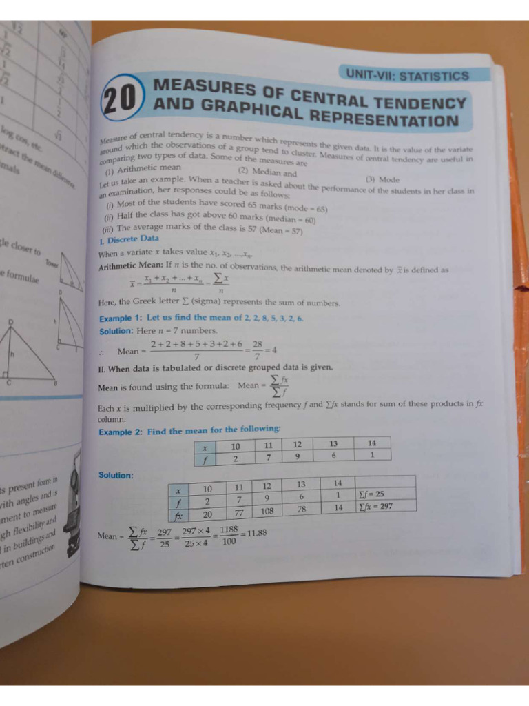 Mathematics Class X - Ch. 20 - Statistics | PDF