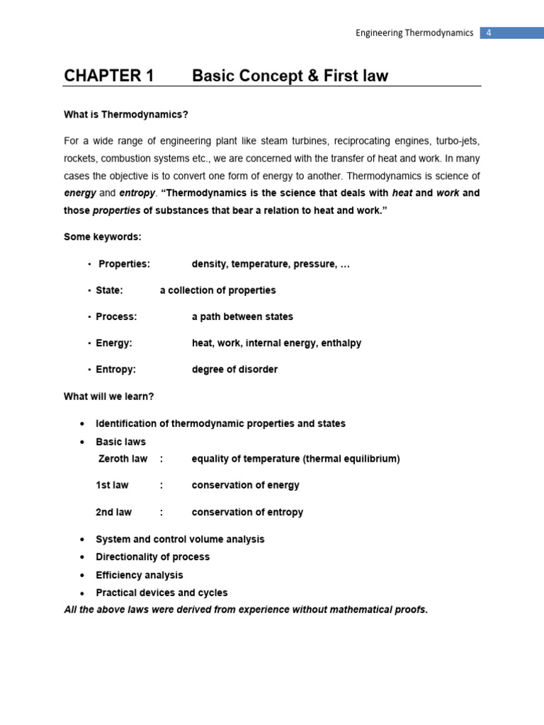 ATD Unit 1 | PDF | Heat | Thermodynamic Equilibrium