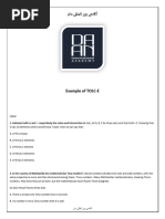 Esempio Di Prova English TOLC-F | PDF | Chemistry | Cell (Biology)