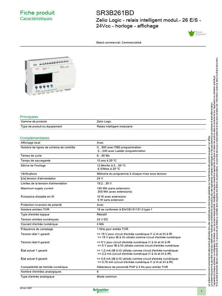 Sr3b261bd Datasheet FR FR-FR | PDF
