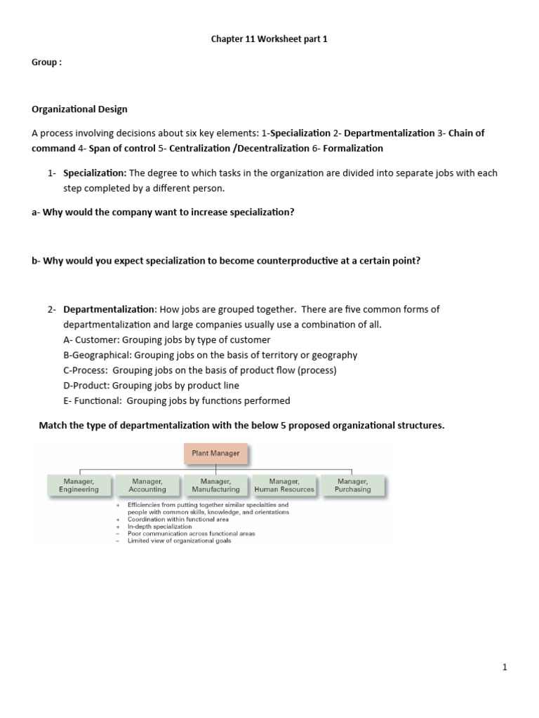 Worksheet CH 11 Part 1 F 22-23 | PDF | Employment | Psychology