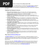 CSR Job Description | PDF | Business