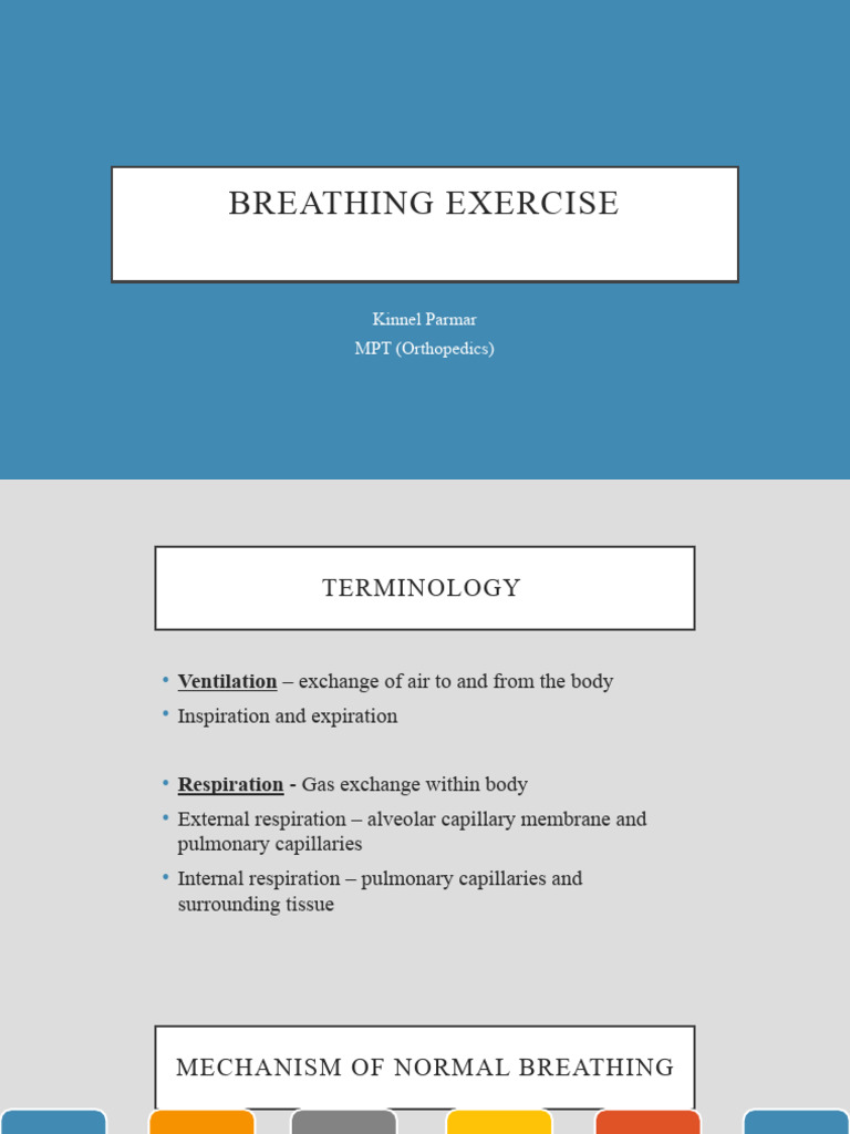 Breathing Exercise | PDF | Breathing | Exhalation