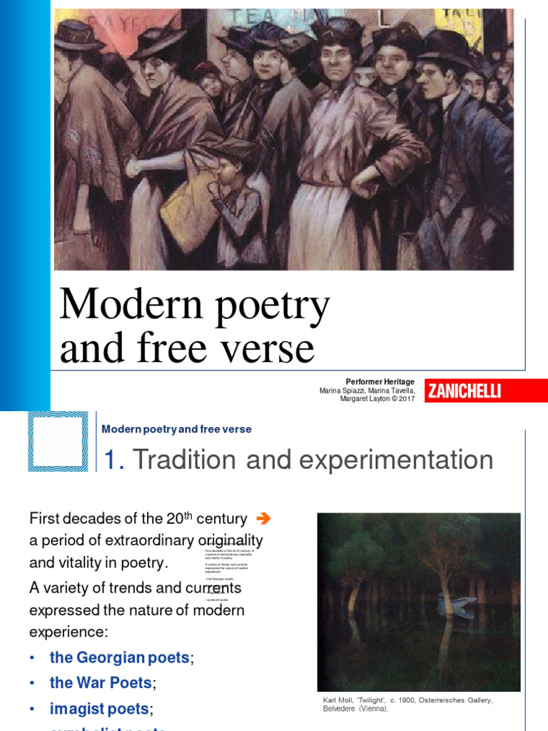 06 60 Modern Poetry and Free Verse | PDF | Poetry | T. S. Eliot