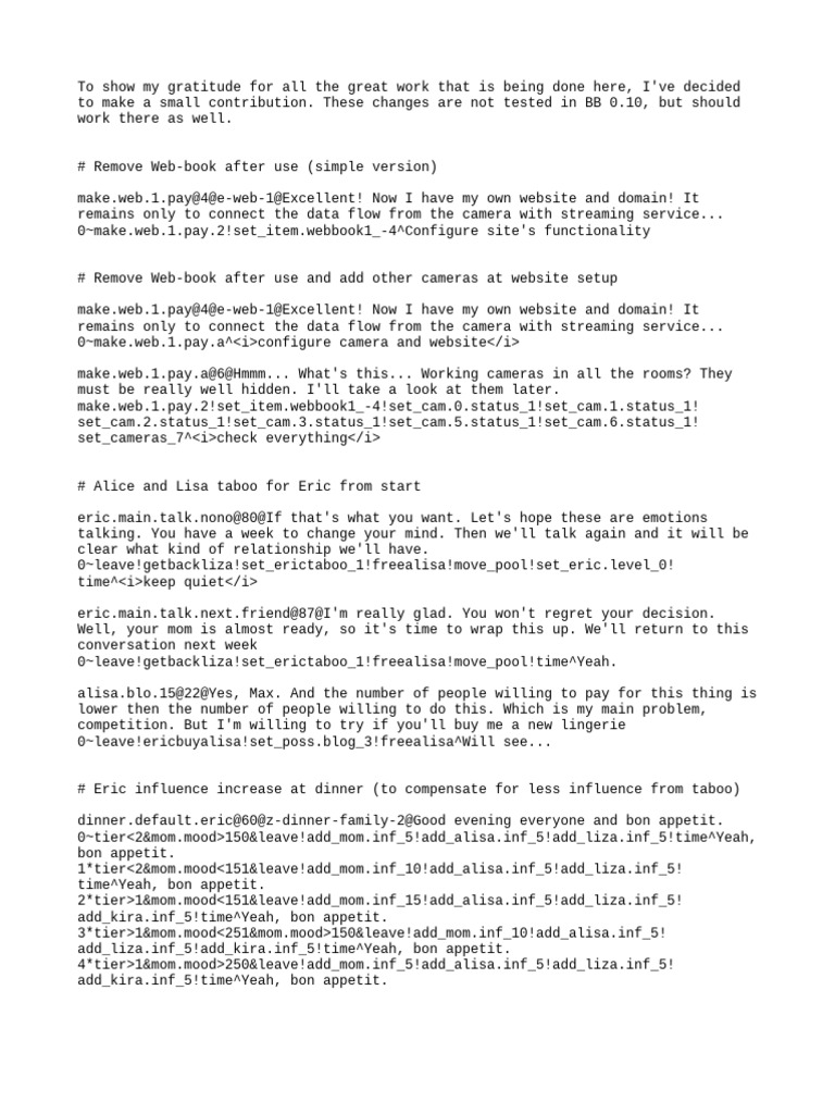 Big Brother Some Mods | PDF