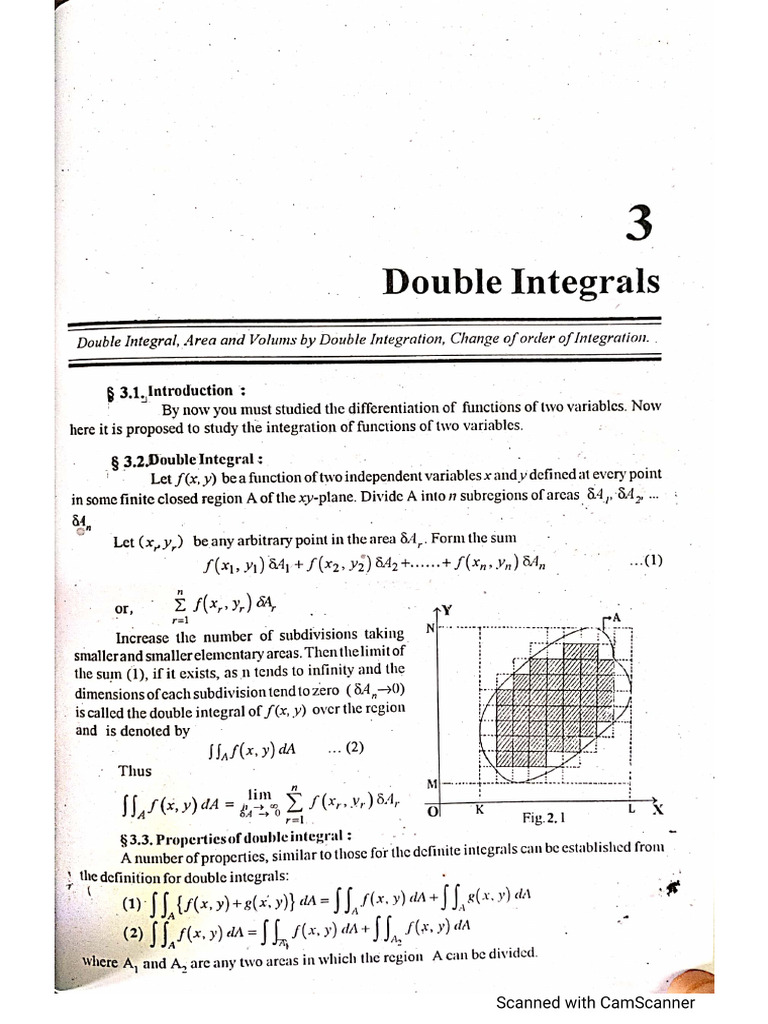 Double Triple Integral | PDF