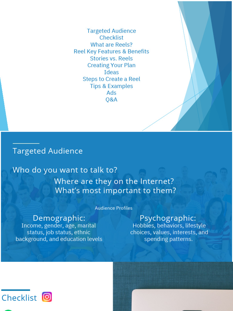 Instagram Reel Course by Ejaz (Step by Step) | PDF | Target Audience ...