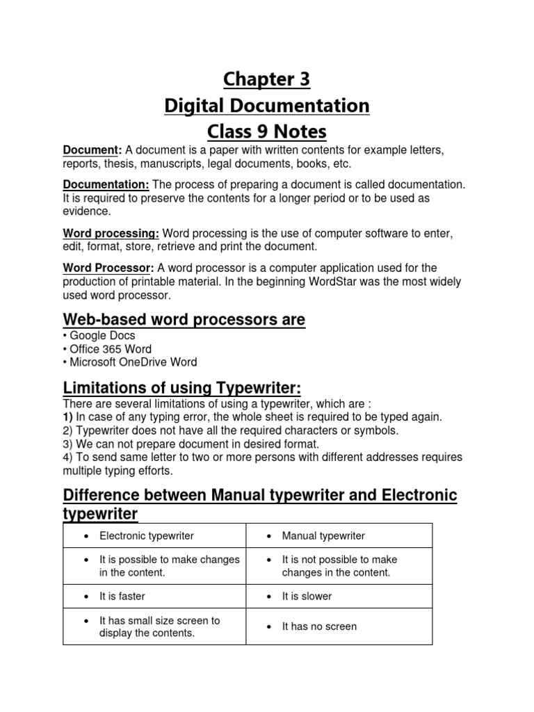 Digital Documentation | PDF | Word Processor | Cursor (User Interface)
