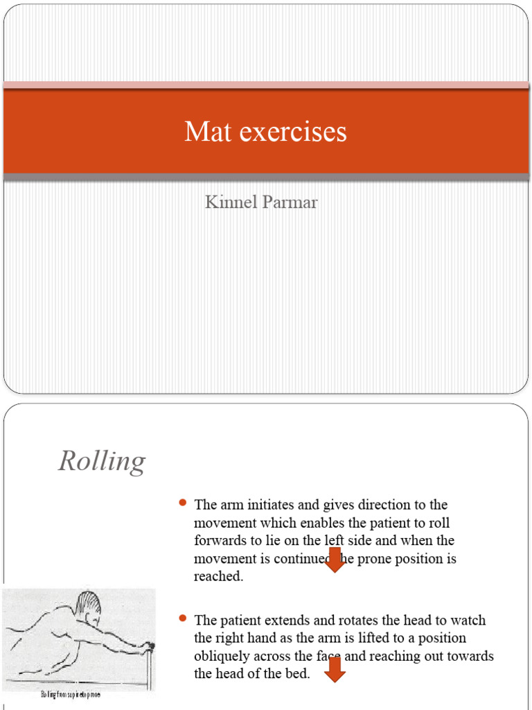 mat exercise | PDF | Anatomical Terms Of Motion | Elbow