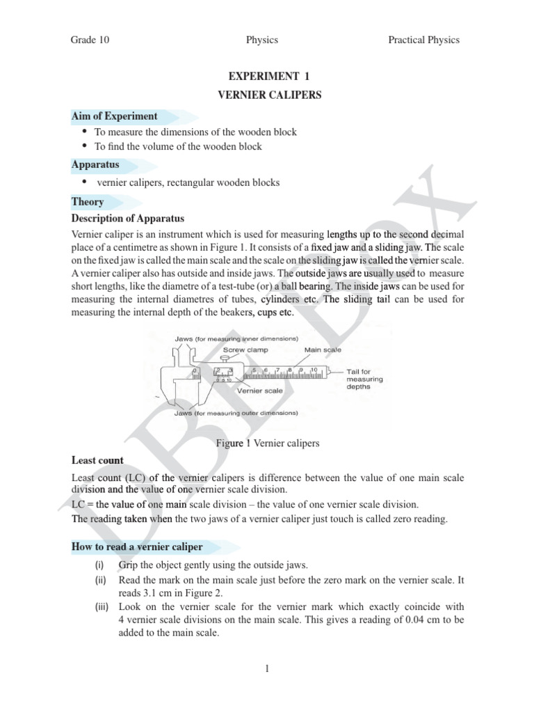 G10text Physics Practical | PDF