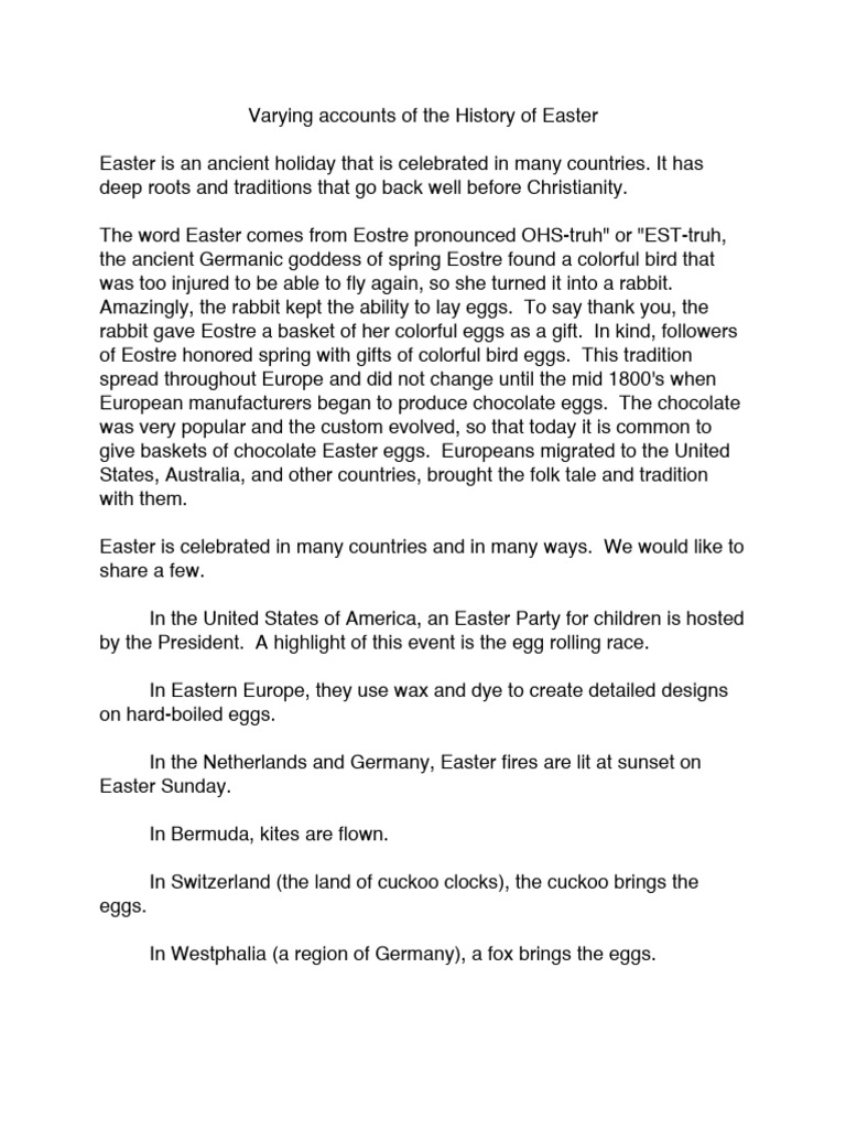 History of Easter | PDF | Easter | Lent