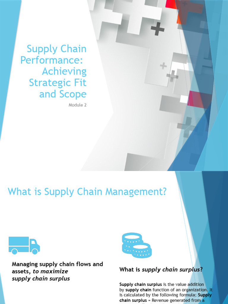 Module 2 Supply Chain Performance | PDF