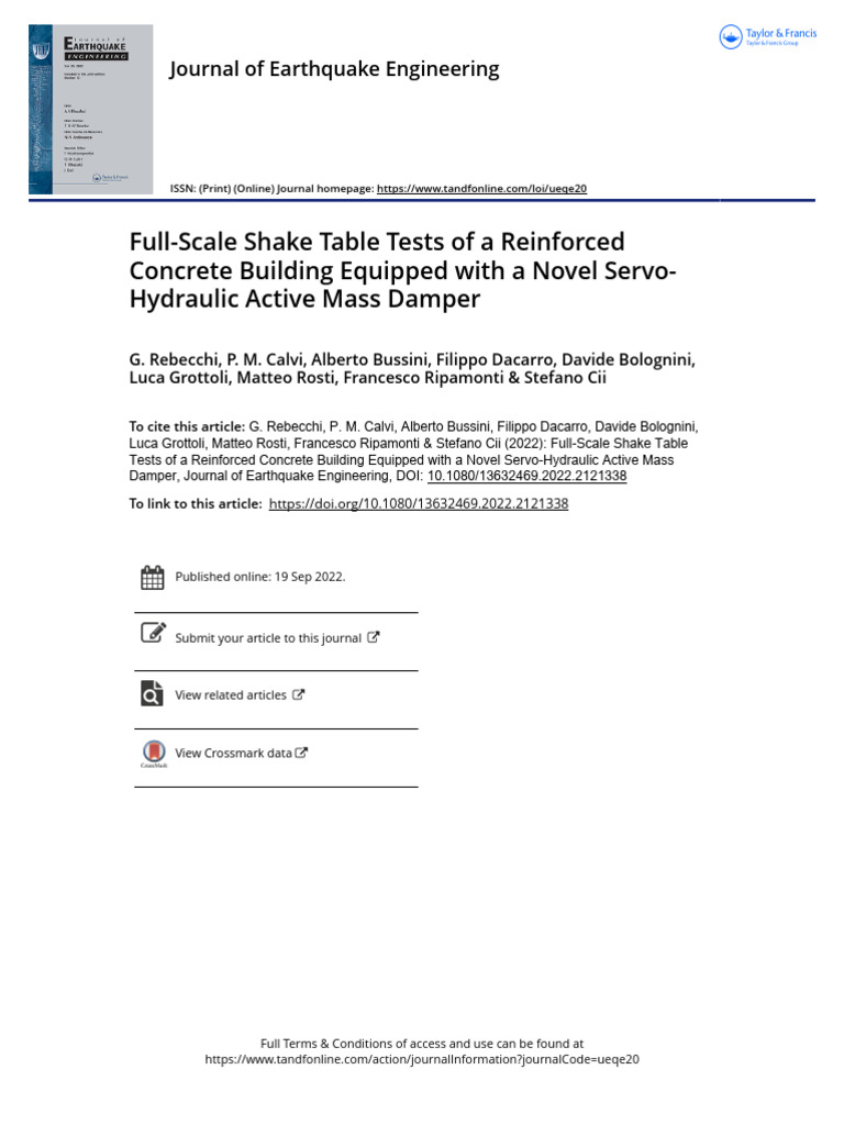 Jee Full Scale Shake Table Tests Of A R C Building Equipped With A