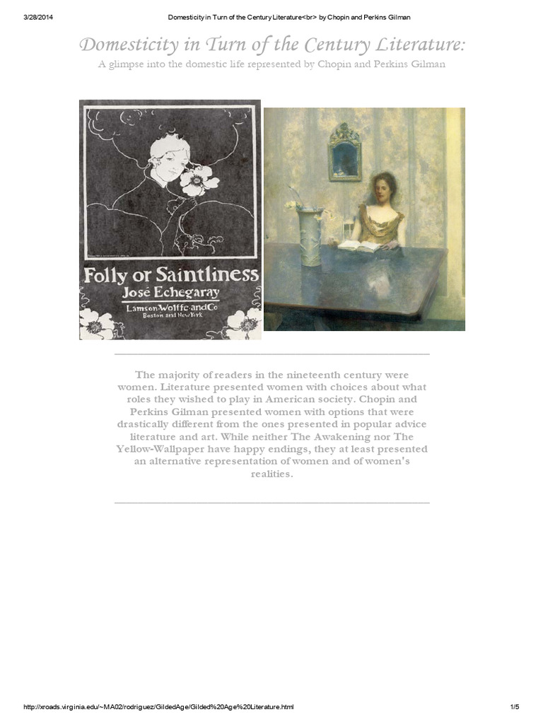 Women's Roles in 19th Century Literature | PDF