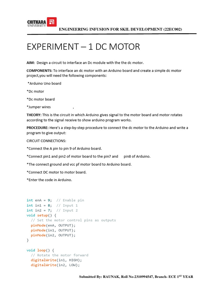 EISD-TASK 2 From RAUNAK 2310994547 | PDF | Arduino | Light Emitting Diode