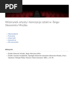 Sławomir Mrożek, Artysta | PDF