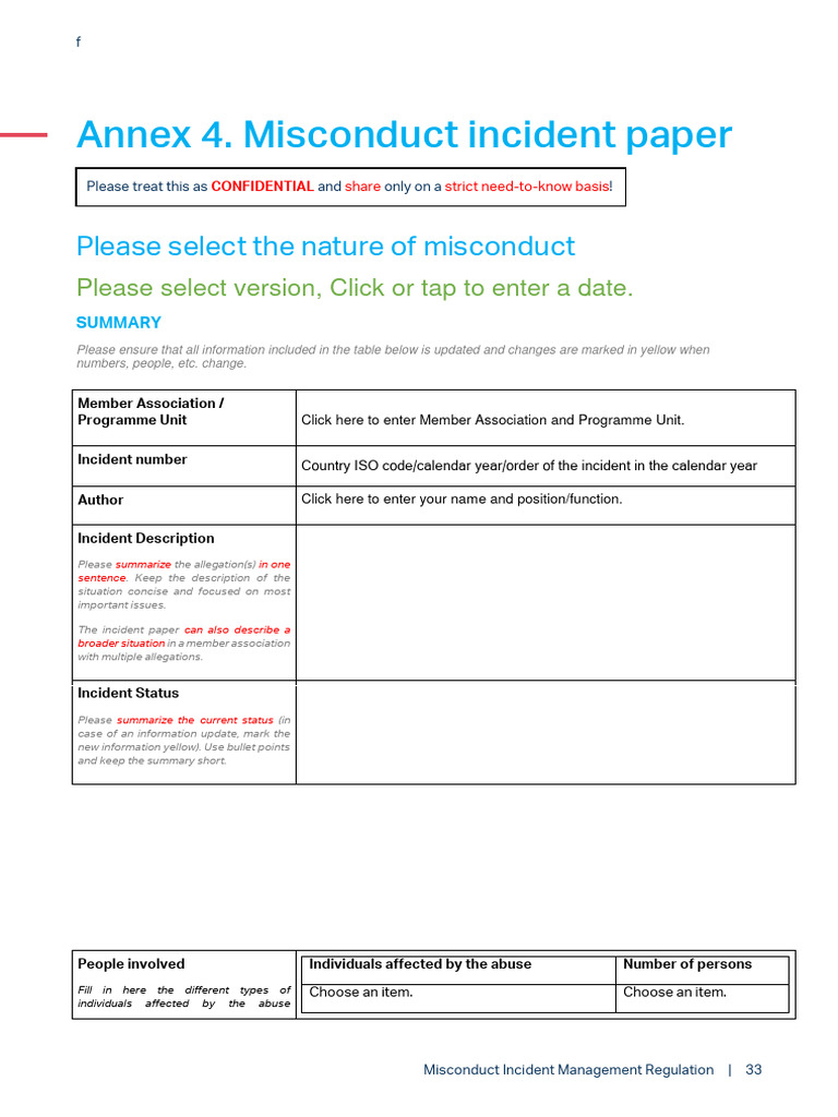 XLSzxdr7nyrS4mmW - cGBs540382HwOnGW-Annex 4 - Misconduct Incident Paper ...