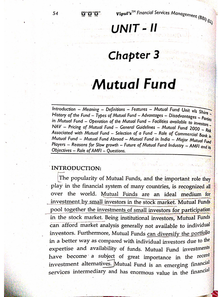 CHP 3 Mutual Fund | PDF