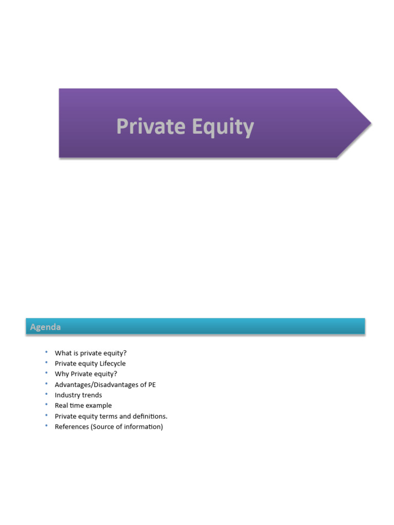 Private Equity | PDF | Private Equity | Investment Fund