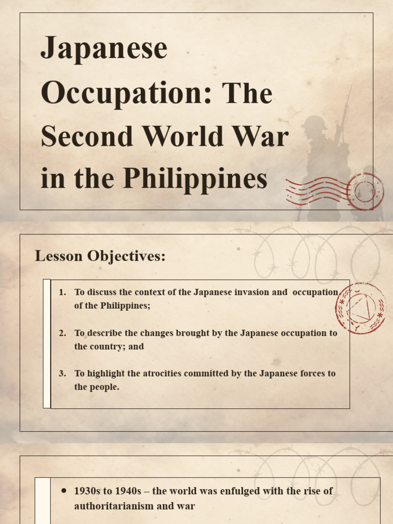 Japanese Occupation (1) | PDF | Empire Of Japan | International Security