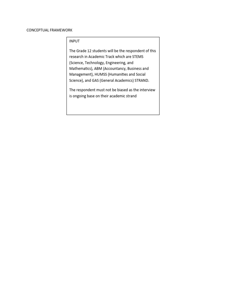 Conceptual Framework | PDF