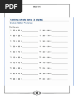 Web Math Minute - Print Practice Sheets | PDF