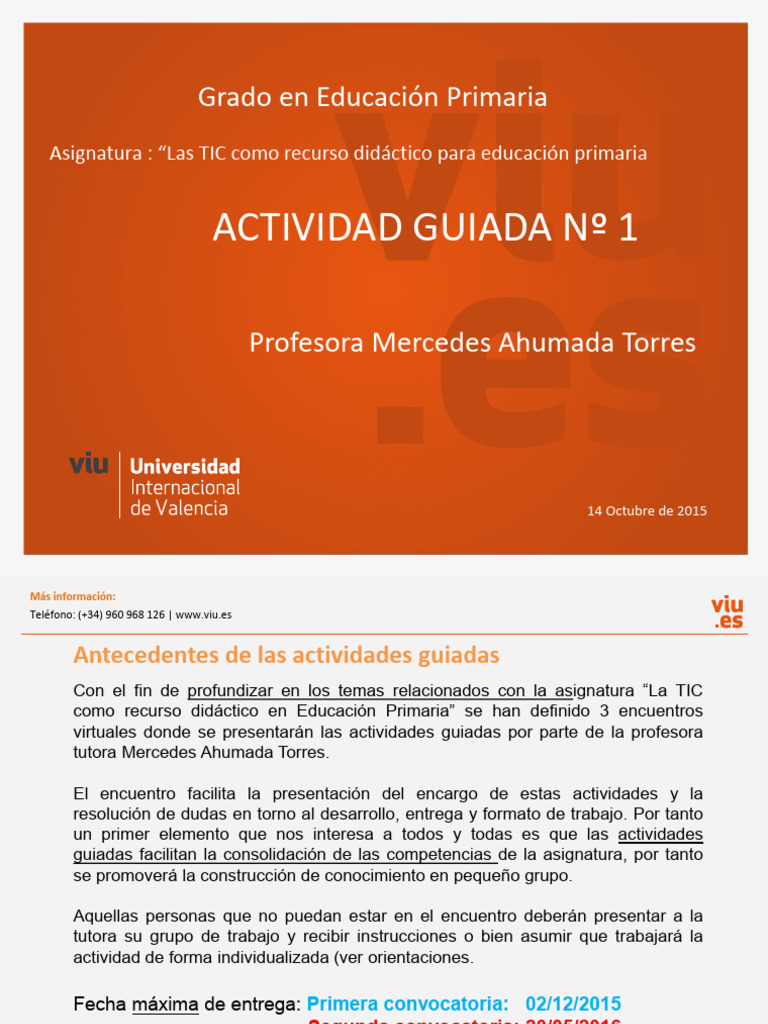 Actividad Guiada 1 | PDF | Enseñando | Aprendizaje