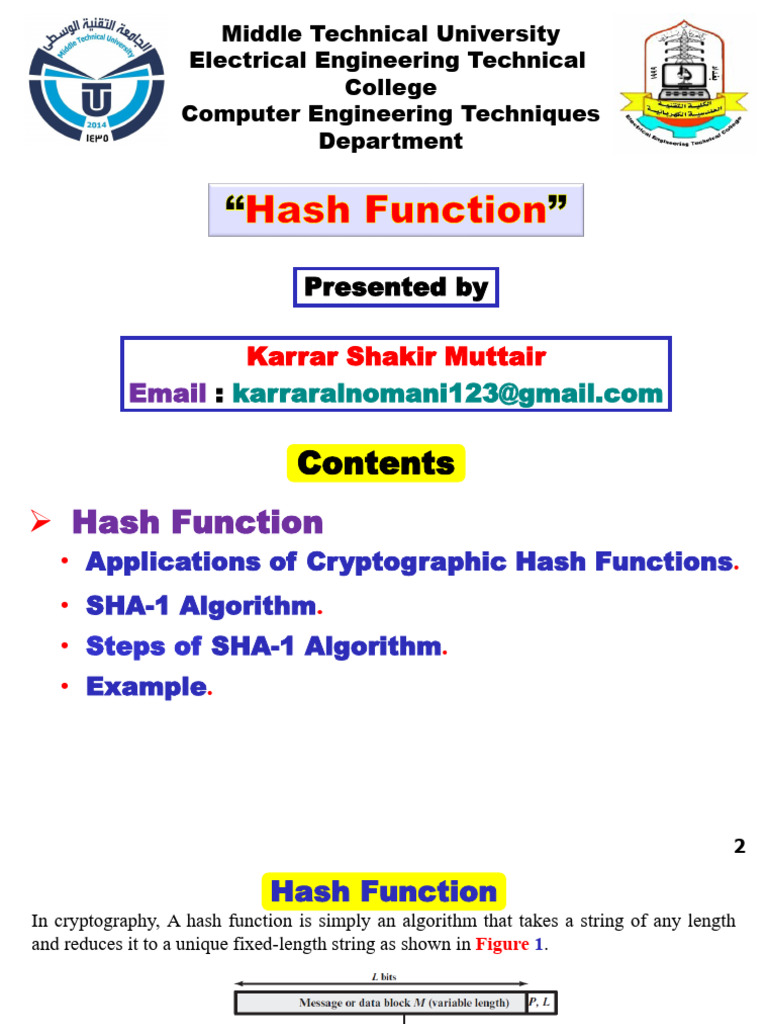 Understanding SHA-1 Hash Function | PDF | Cryptography | Security Technology