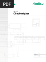 CW-Series Checkweigher Instruction Manual | PDF | Analog To Digital ...