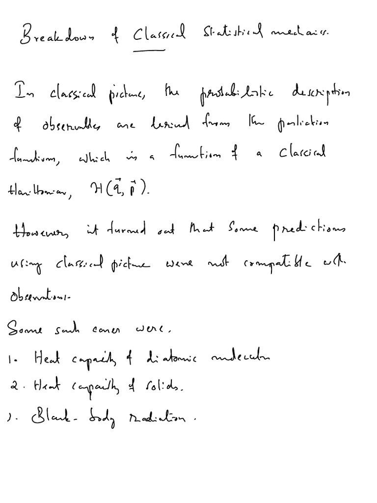 Quantum vs Classical Mechanics | PDF | Elementary Particle | Quantum ...