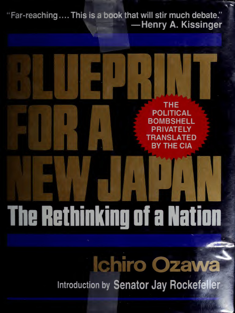 OZAWA, Ichiro. Blueprint For A New Japan | Download Free PDF | Japan ...