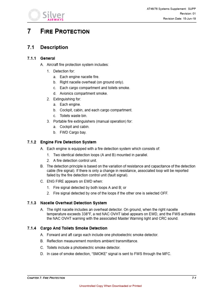ATR System Supp - Fire Protection | PDF